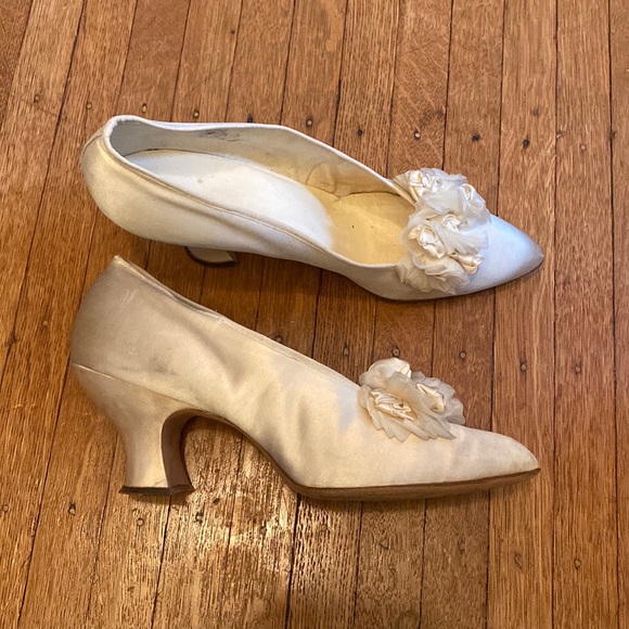 B. Altman | Shoes | Vintage B Altman Co 865199 White Wedding Shoes ...